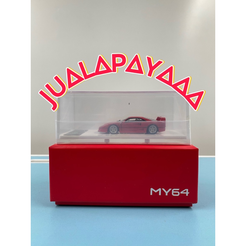 Jual MY64 FERRARI F40 MY64 FERRARI F40 RED SEALED DIECAST MY64 F40 ...