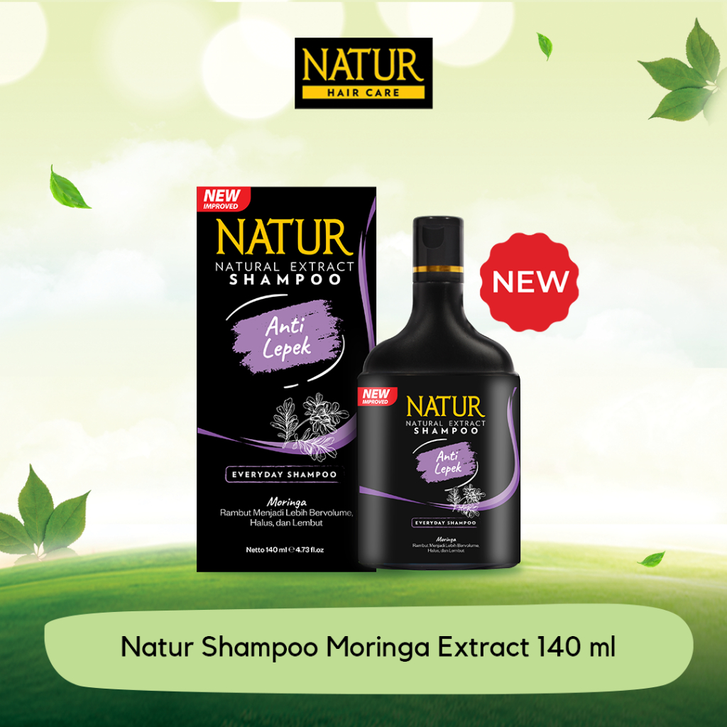 Jual NATUR Hair Natural Extract Shampoo Ginseng | Aloe Vera | Tea Tree Oil | Olive Oil & Vitamin ...