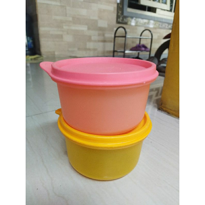Jual bowl compact 450ml tupperware second preloved | Shopee Indonesia