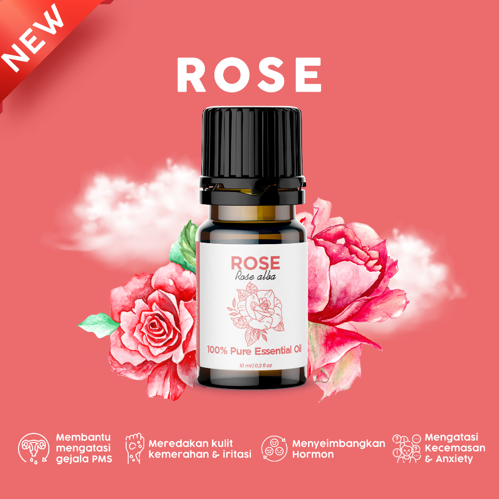 Jual ROSE Pure Essential Oils Mawar Minyak Atsiri | 100% Natural ...