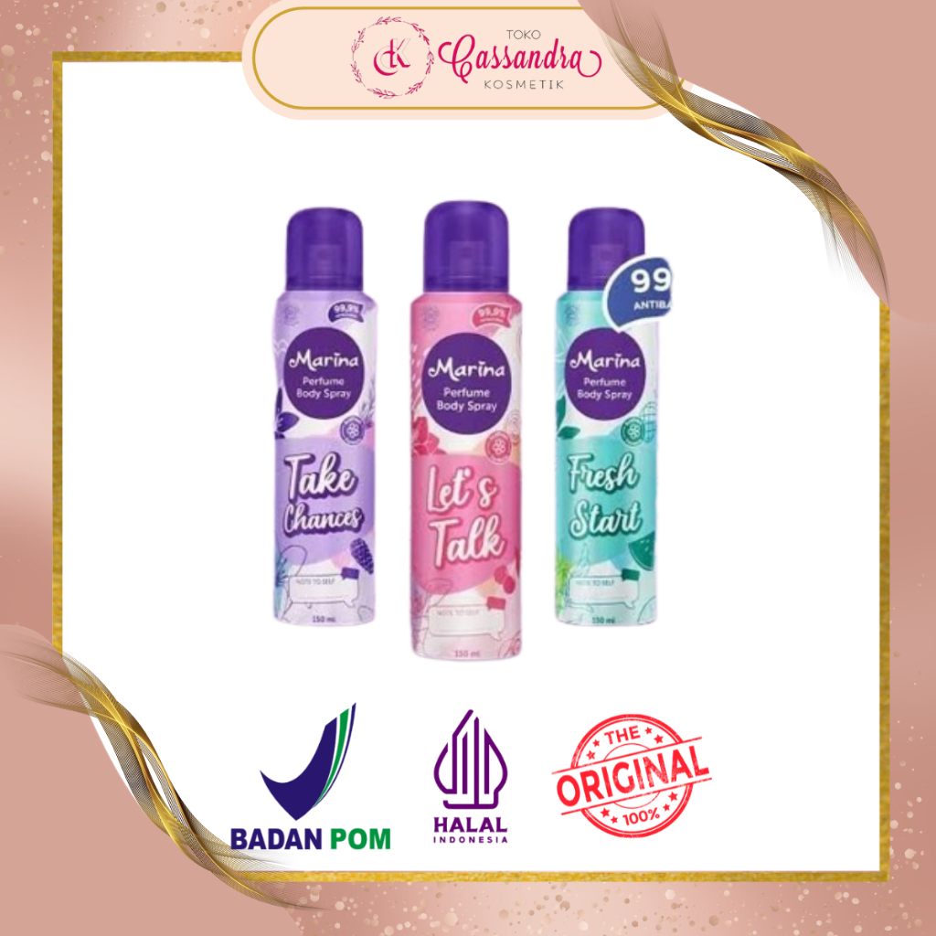 Jual MARINA PERFUME BODY SPRAY 150ML | Shopee Indonesia