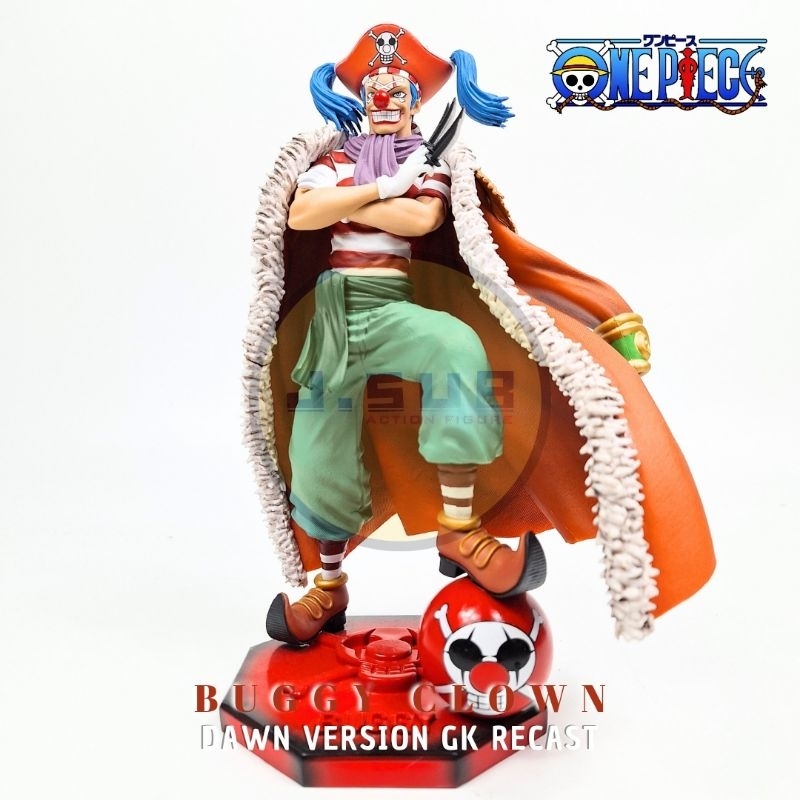 Jual Action Figure Captain Buggy Clown Statue Onepiece Pop Dawn Version ...
