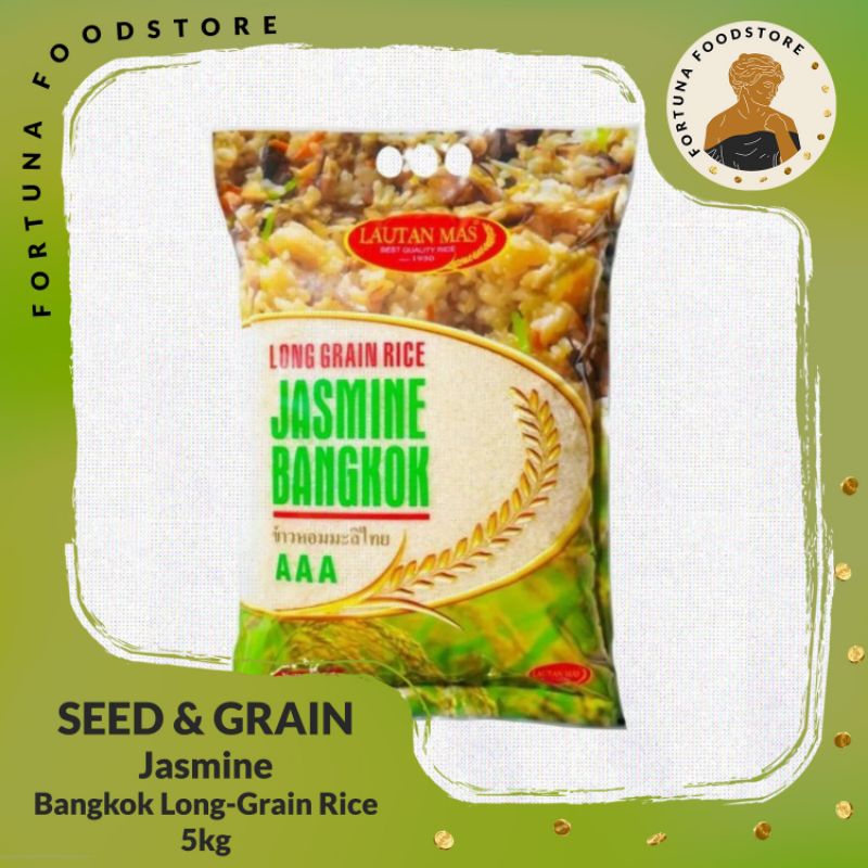 Jual Jasmine Bangkok Long Grain Rice Beras Thailand Premium 5kg ...