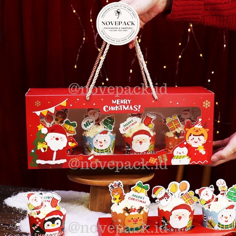 Jual (XM-05) CHRISTMAS BOX SERIES/BOX NATAL/ BOX CHRISTMAS/BOX KUE ...