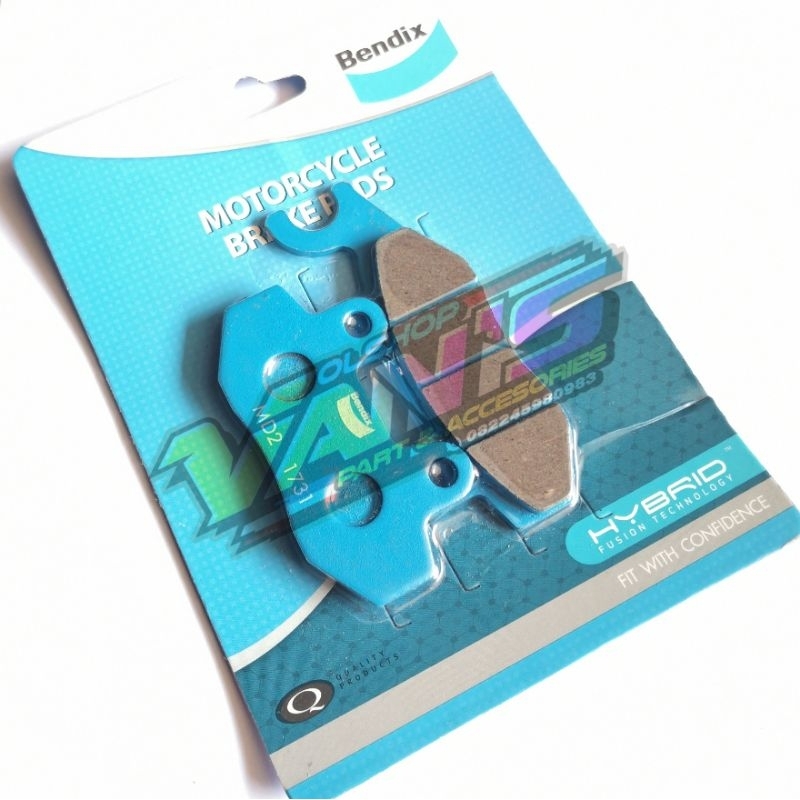 Jual Kampas Rem Bendix MD2 Depan Kawasaki W175 Original | Shopee Indonesia