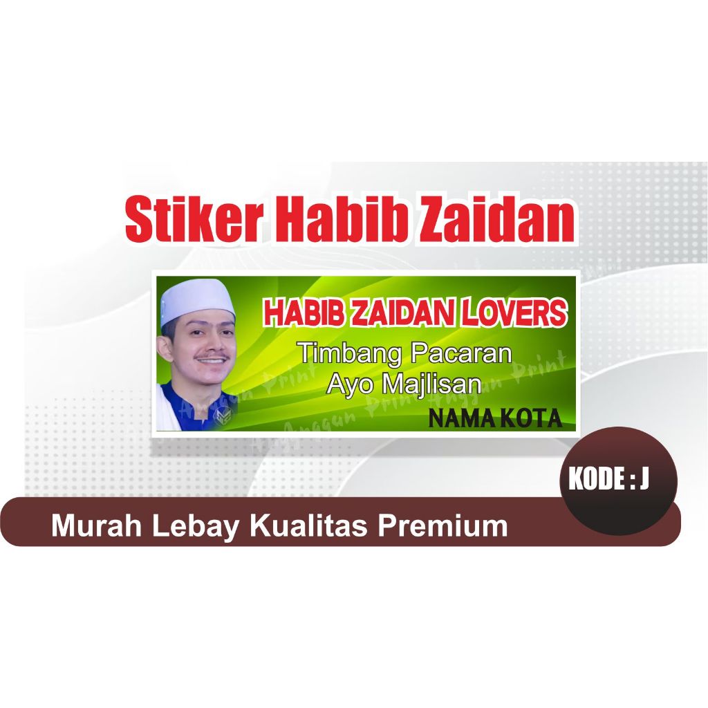 Jual stiker habib zaidan zaidan lovers | Shopee Indonesia