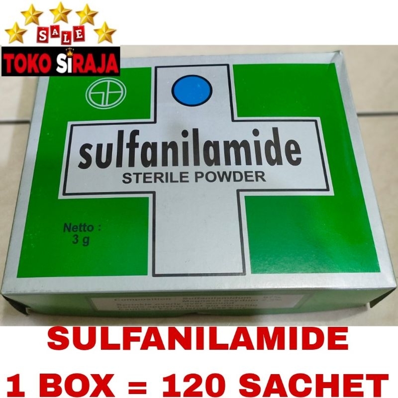 Jual SULFA NILAMIDE 1 BOX 120 SACHET SULFANILAMID PER BOX | Shopee ...