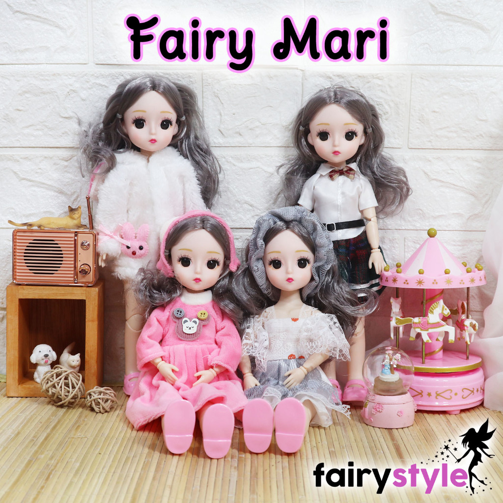 Jual Boneka Fairy Mari BJD Ukuran 1/6 (30cm) - Princess Korean Doll ...