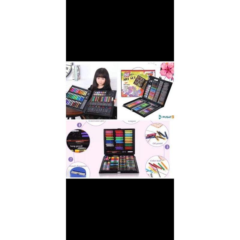 Jual CRAYON SET VIRAL 150 | Shopee Indonesia