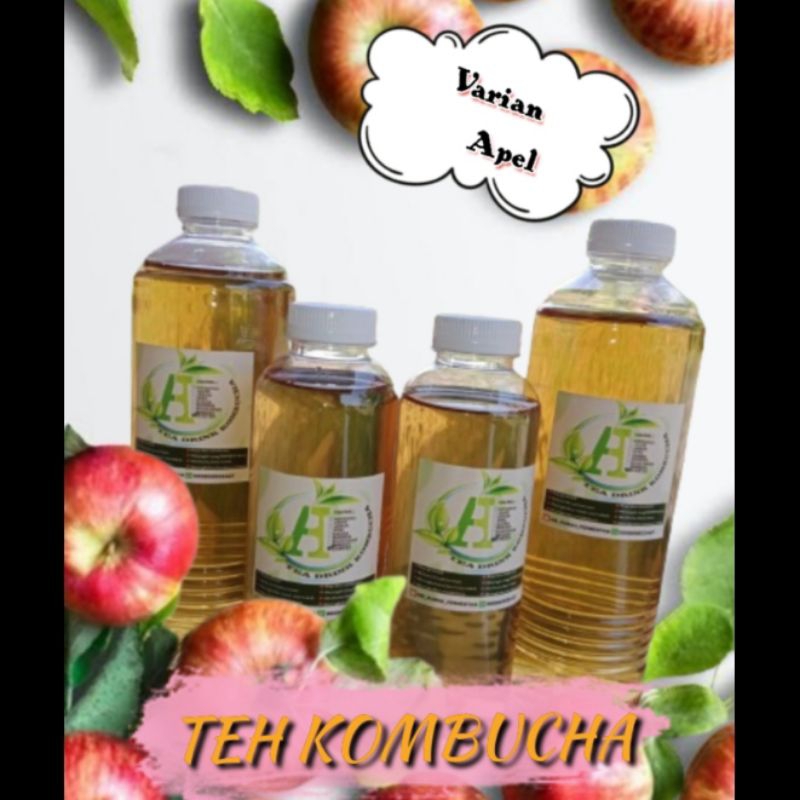Jual Rasa Apel Menyegarkan//Teh Kombucha Minuman Kesehatan | Shopee ...