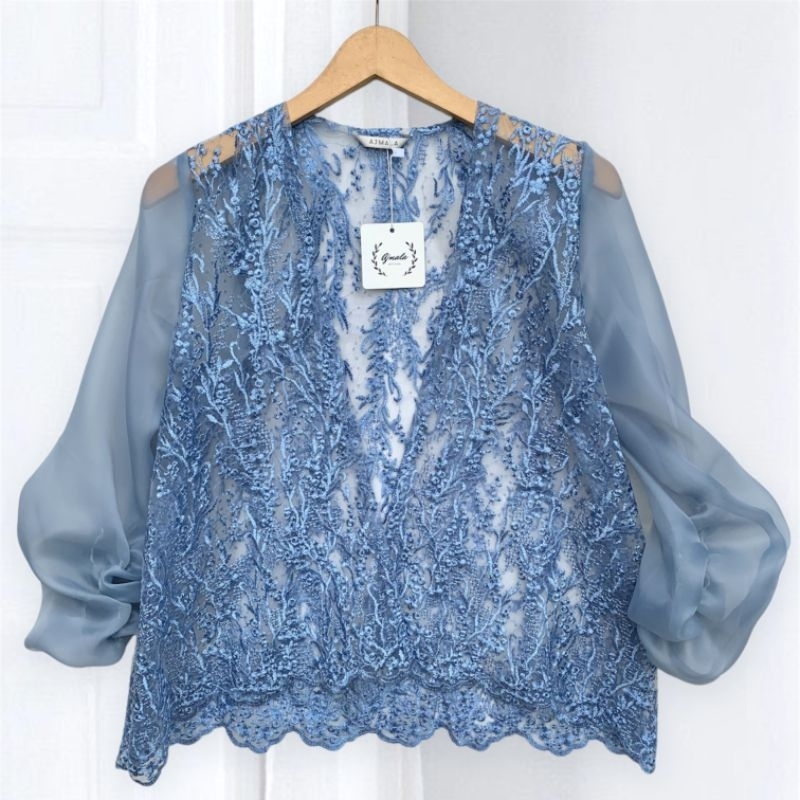 Jual Outer brokat organza / outer brukat / baju kondangan Ajmala ...