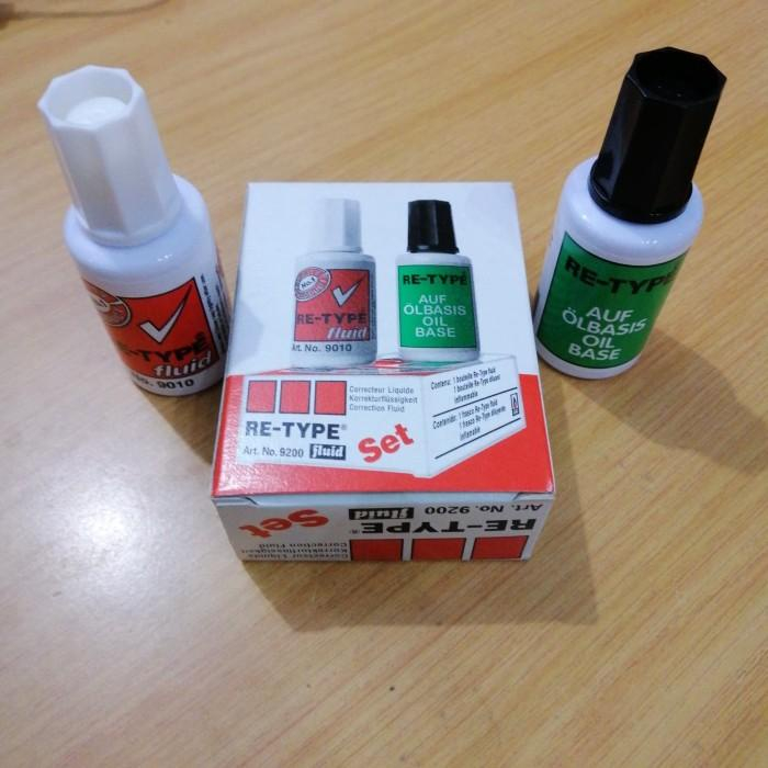Jual RETYPE SET/TIPEX CAIR /TIPEX KUAS CORRECTION FLUID | Shopee Indonesia