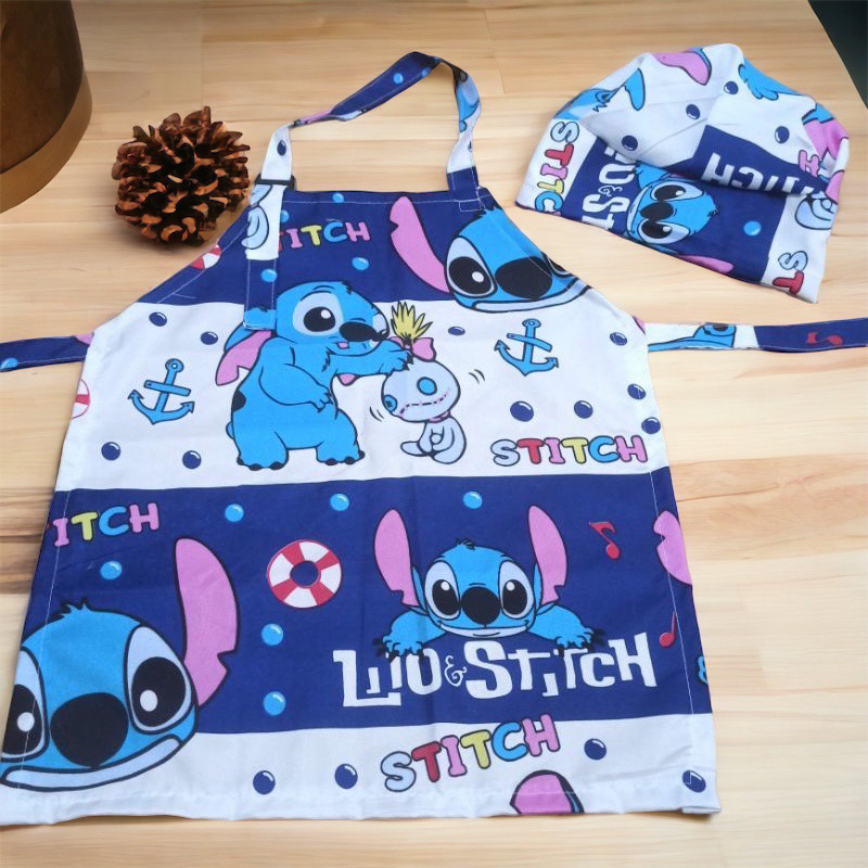 Jual [TERMURAH] Celemek clemek apron masak topi koki chef anak lucu ...