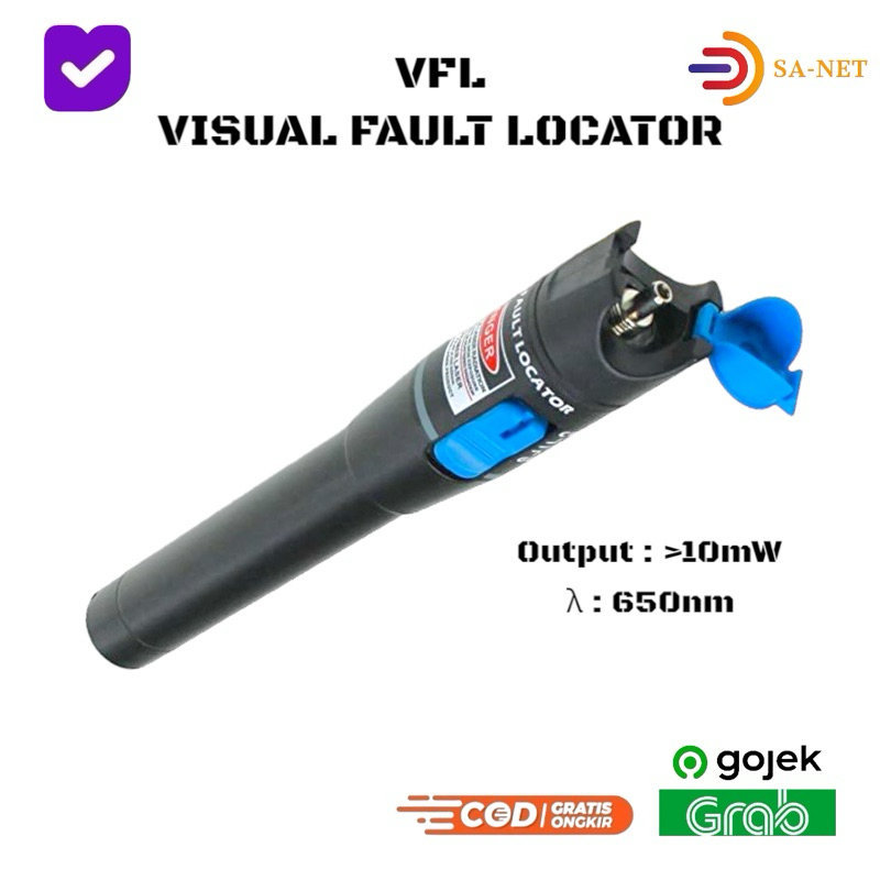 Jual VFL FO / Visual Fault Locator Fiber Optic / Senter Fiber Optik ...