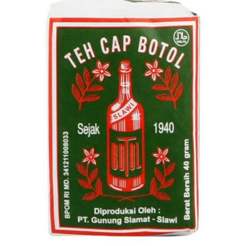 Jual Teh Cap Botol Hijau 10 x 40g | Shopee Indonesia