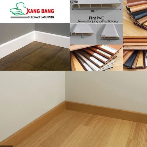 Jual Seller PLINT LANTAI PVC LIST PLANK PVC LIST LANTAI SKIRTING LIST DINDING LIS PARKIT ...