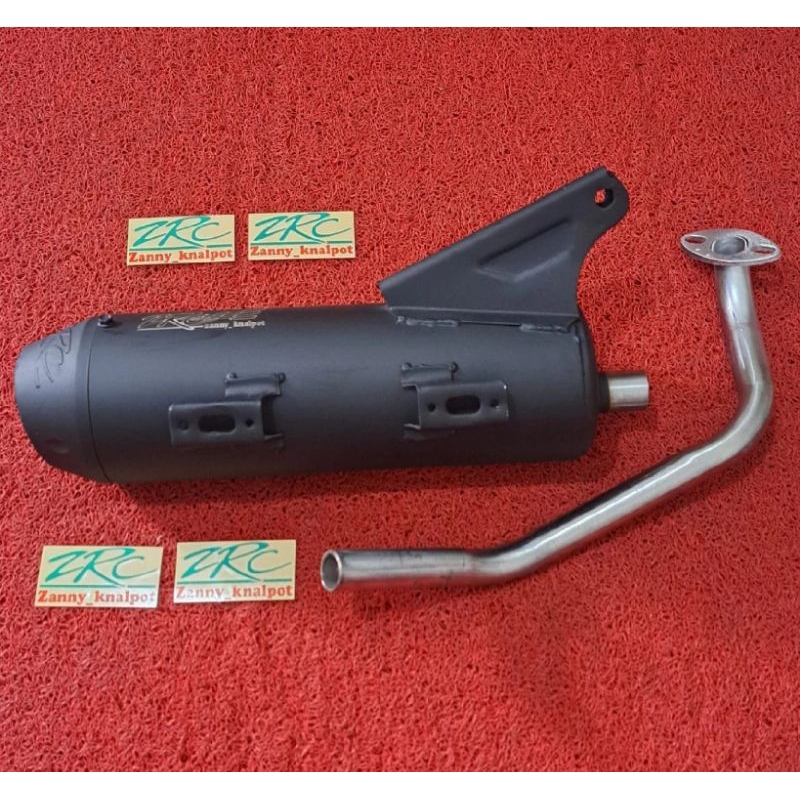 Jual KNALPOT VARIO MUFFLER HITAM / KNALPOT ZRC MUFFLER HITAM VARIO ZRC ...