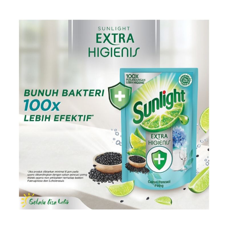 Jual Sunlight Higenis Sabun Cuci Piring Jeruk Nipis & Habbatussauda 650 ...