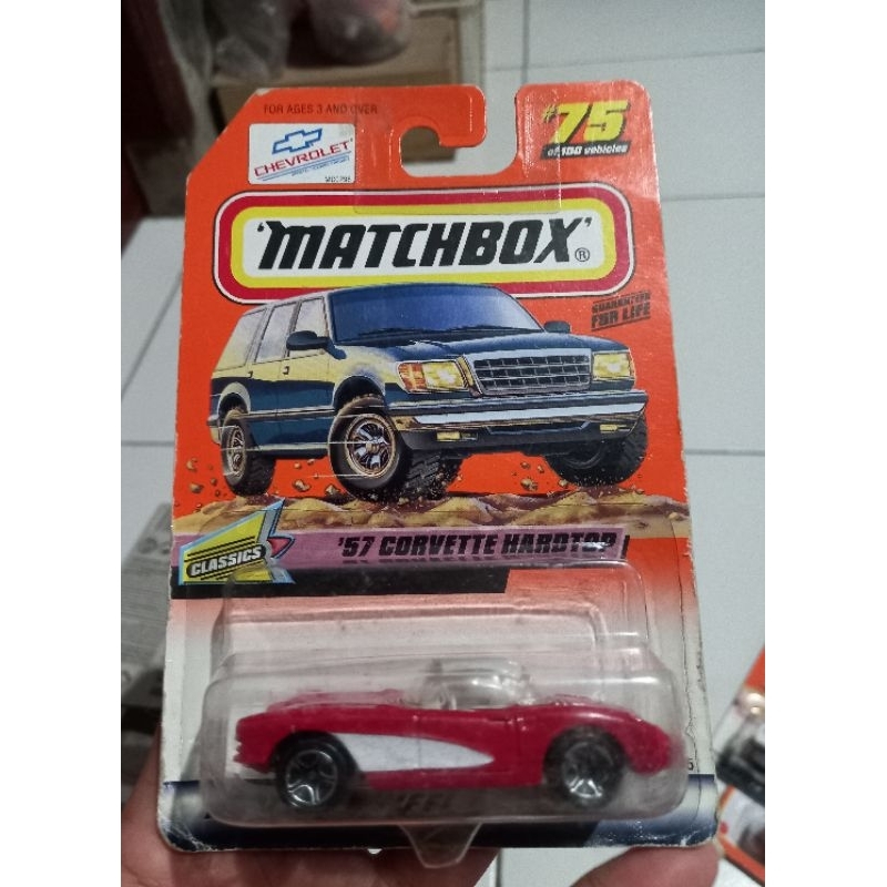 Jual matchbox 57 CORVETTE HARDTOP | Shopee Indonesia