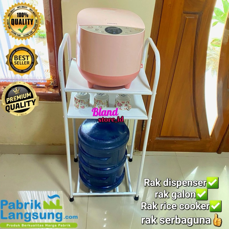 Jual Rak Galon /Rak Dispenser /Rak Ricecooker Multifungsi | Shopee ...