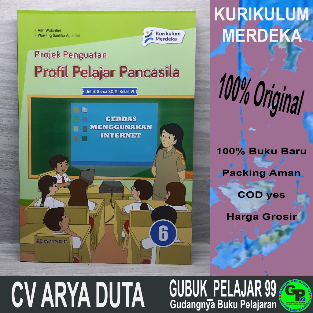 Jual Projek Penguatan Profil Pelajar Pancasila (P5) Kelas 6 SD/MI Kurikulum Merdeka CV ARYA DUTA ...