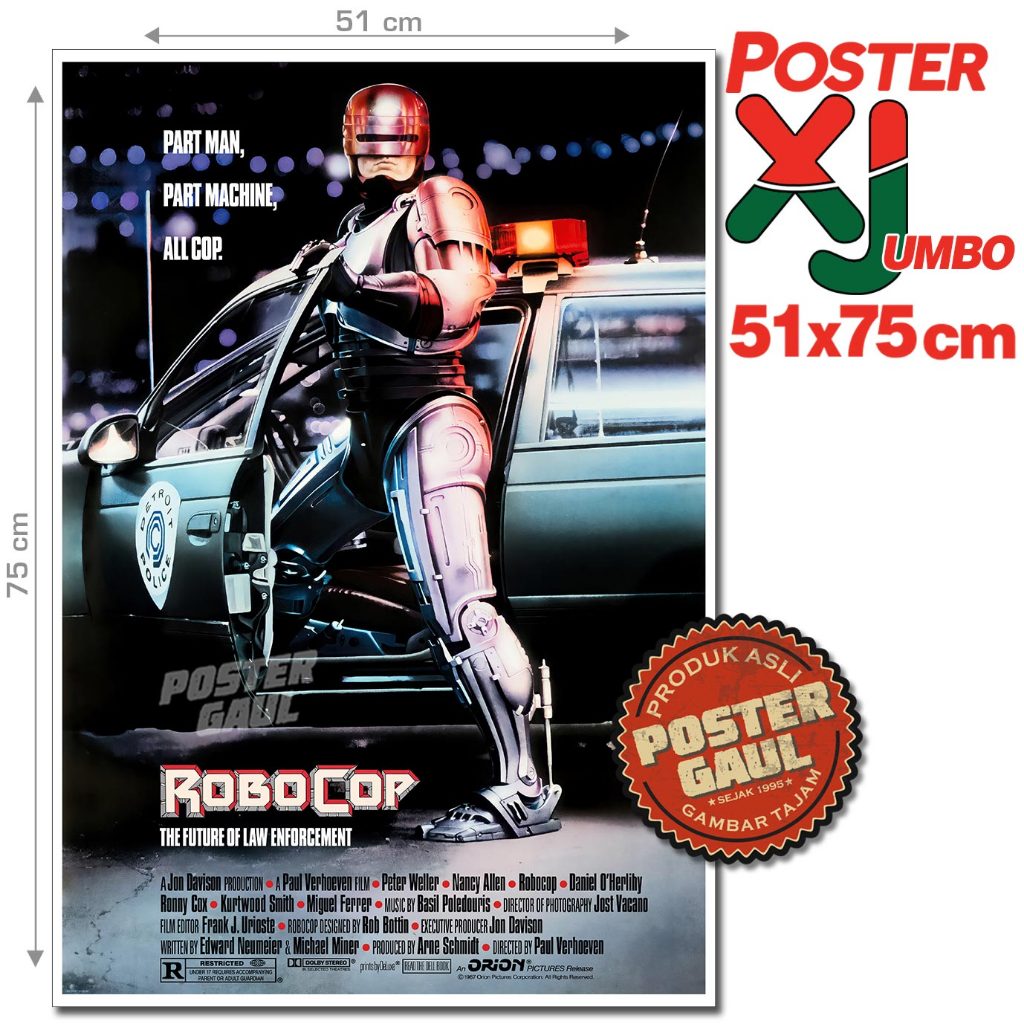 Jual Poster XJumbo REPRODUKSI POSTER FILM : ROBOCOP #XJFJP474 - ukuran ...