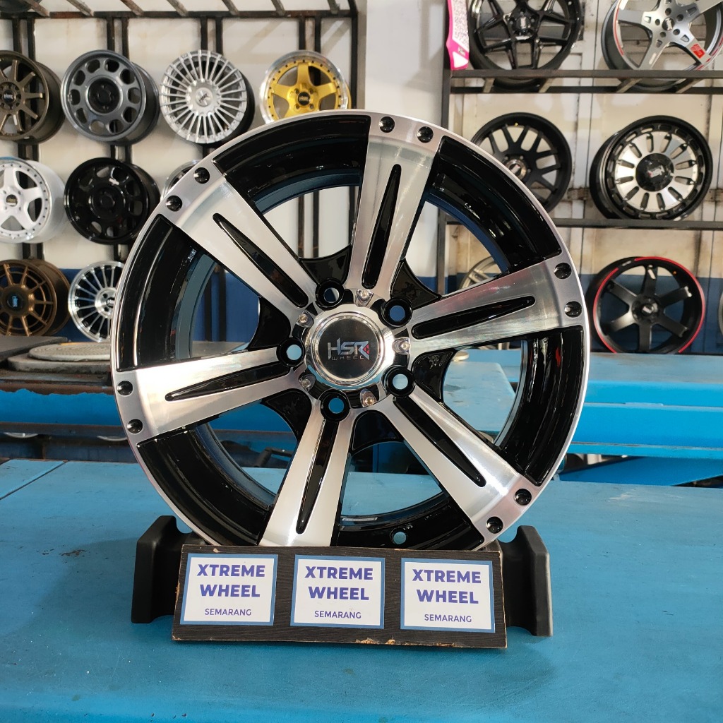 Jual Velg mobil r15 model offroad hsr puddle lebar 7 pcd 5x114 et10 ...