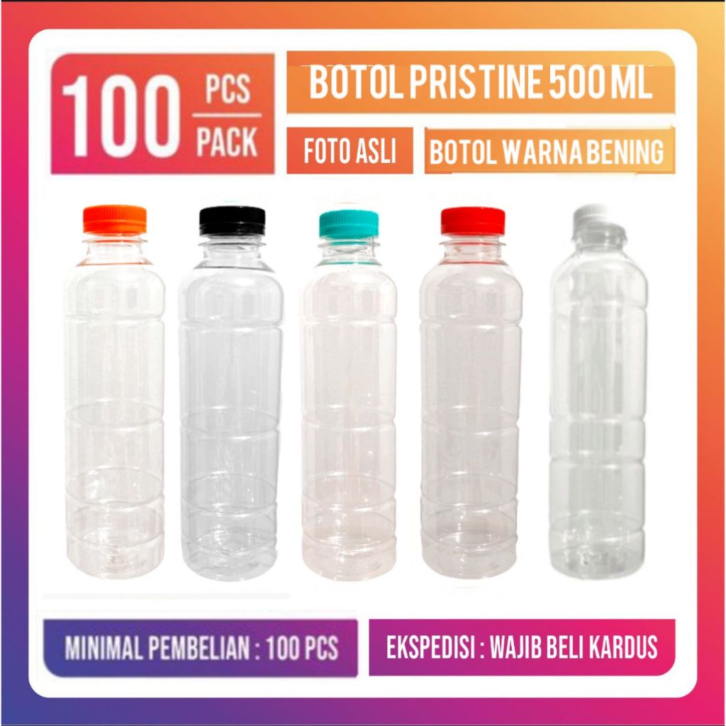 Jual Botol Plastik 500 ml-Botol Pristine 500 ml-Botol Minum 500 ml 100 ...