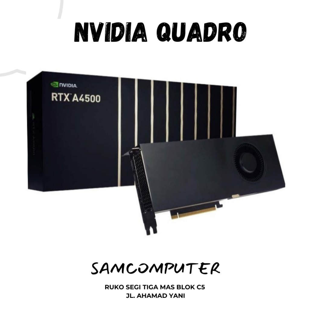 Jual VGA CARD NVIDIA QUADRO RTX A4500 20GB GDDR6 | Shopee Indonesia
