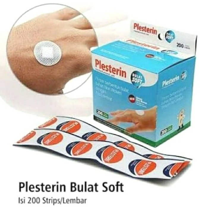 Jual Plaster Plesterin one med bulat PE 200 Lembar/ Onemed Plaster ...