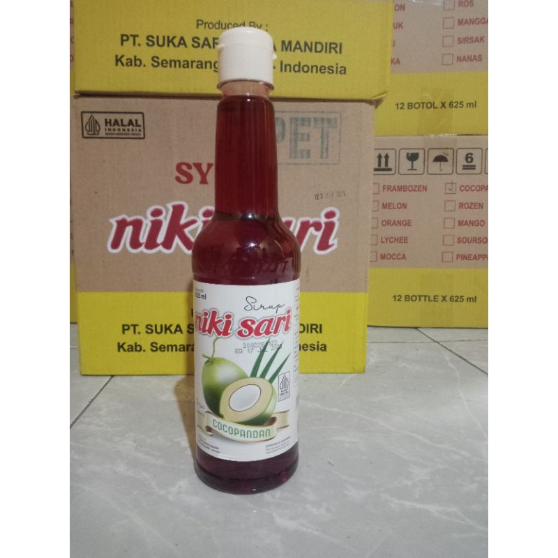 Jual SIRUP NIKI SARI 625ml 4 varian rasa 100%ORIGINAL | Shopee Indonesia