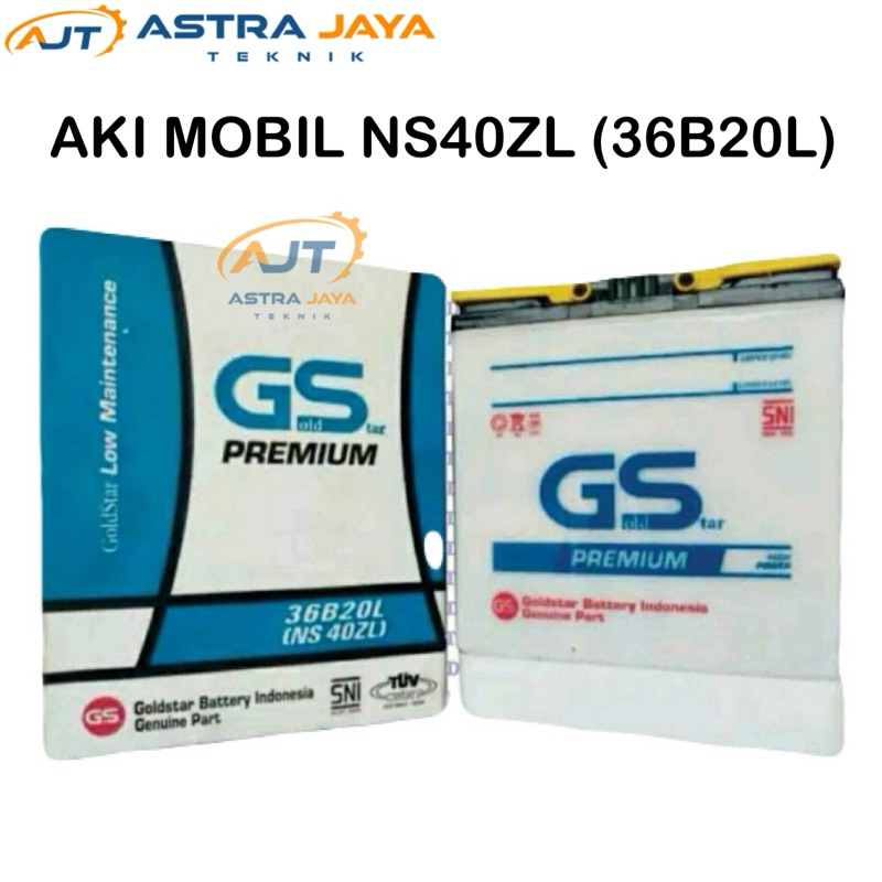 Jual Aki Mobil GS Premium NS40ZL (35Ah) Accu Calya, Sigra, Agya, Ayla, Sirion, Jazz, Brio ...