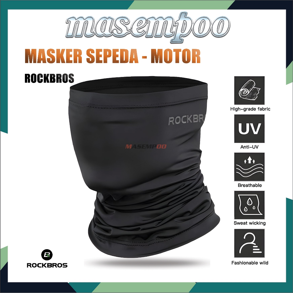 Jual Masker Bandana Motor Sepeda Sport ROCKBROS Face Mask Scarf Ice ...