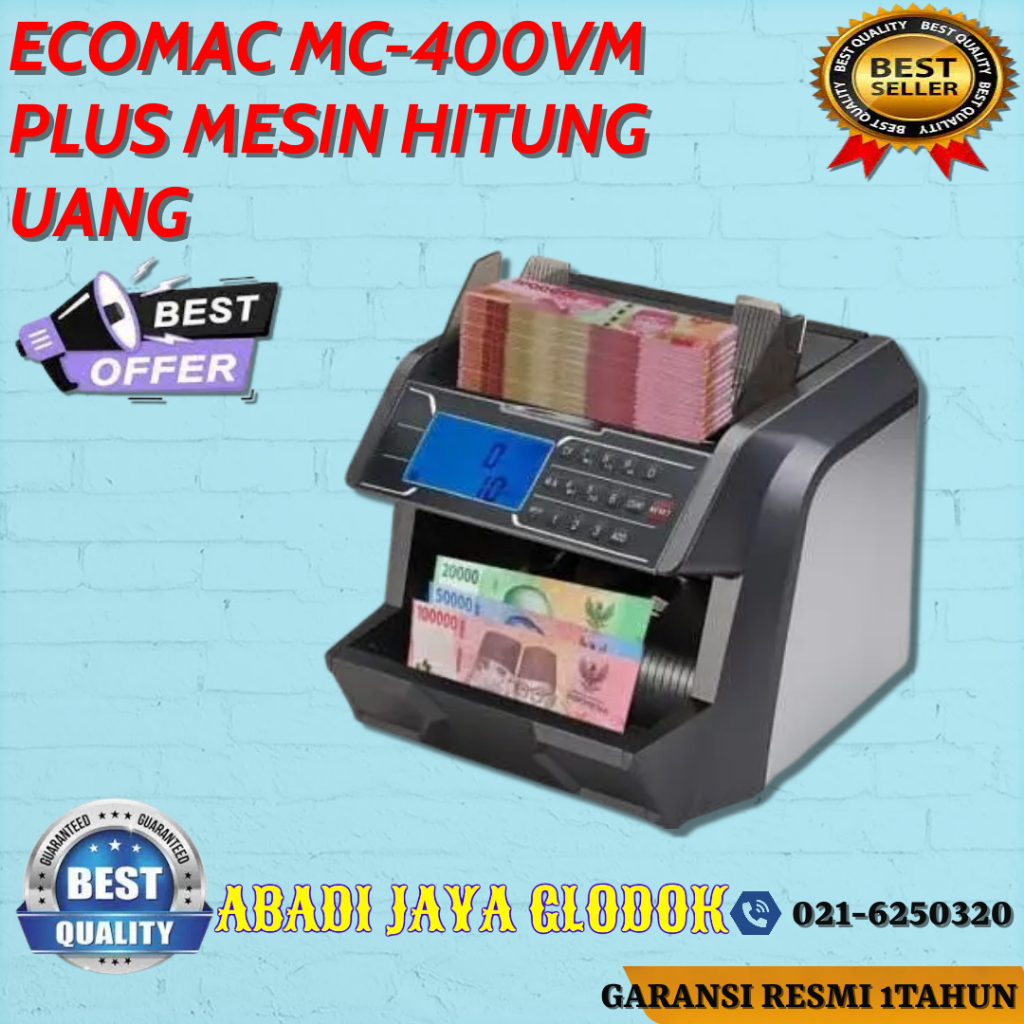 Jual ECOMAC MC-400VM PLUS MESIN HITUNG UANG | Shopee Indonesia