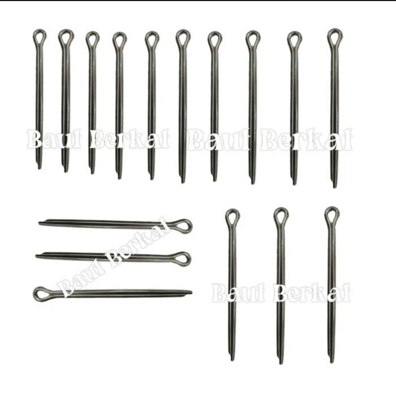 Jual cotter pin 4x65 spipen 4x65 split pin 4x65 cotter pin 4mmx65mm ...