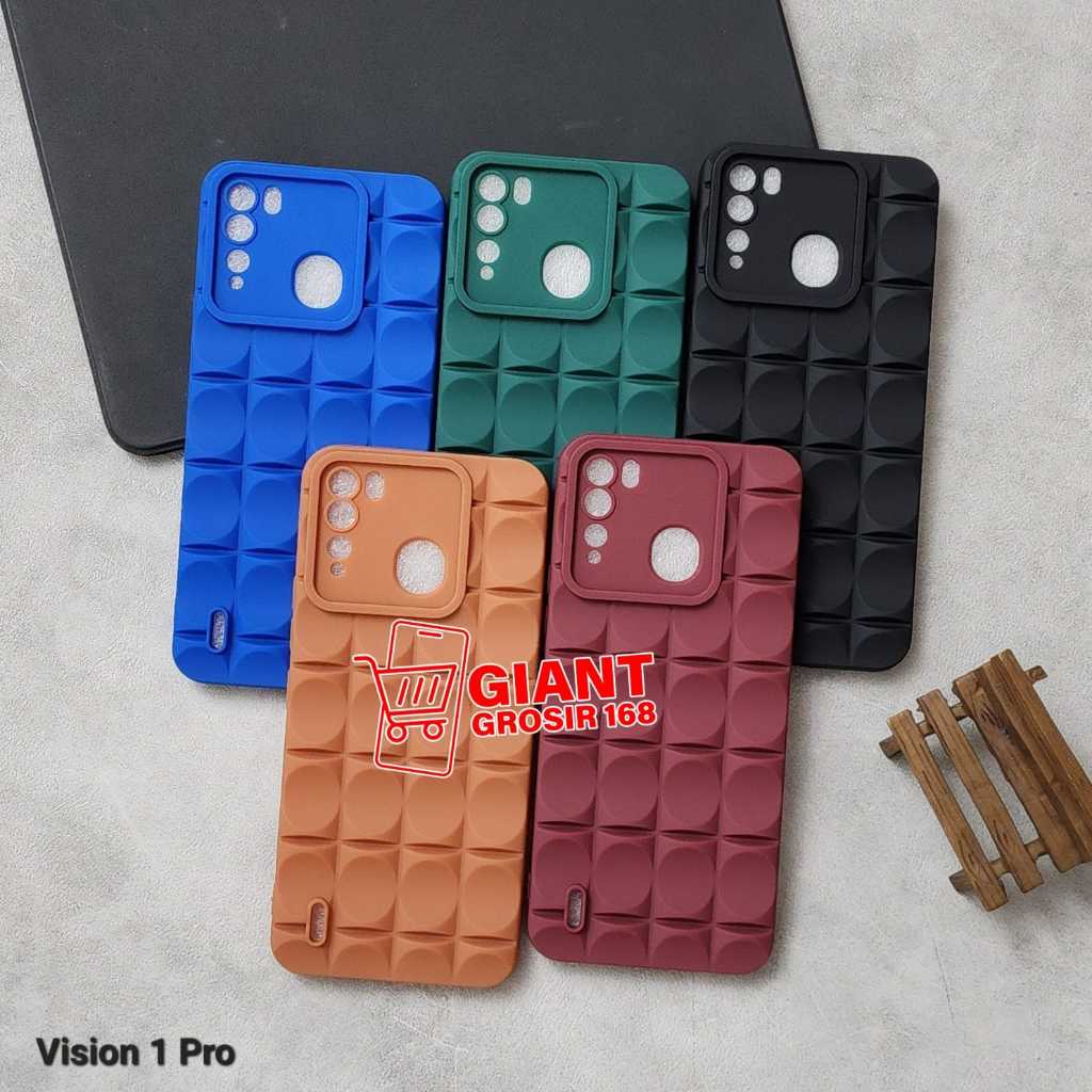 Jual Case Itel Vision 1 Pro Case Premium Soft 3D model Finger Case Itel ...