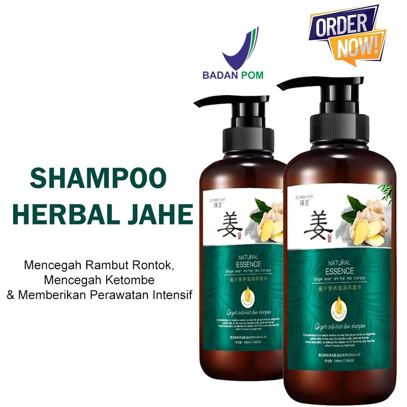 Jual Meltblown GINGER Shampo Dan Minyak Rambut Penumbuh Rambut Cepat ...