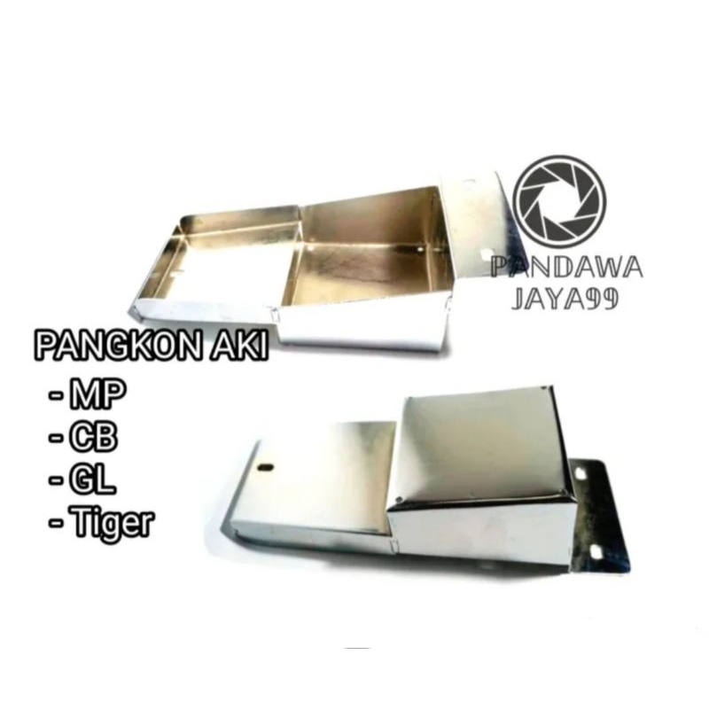 Jual pangkon box aki perahu pangkon aki gl mp tiger chrome | Shopee ...