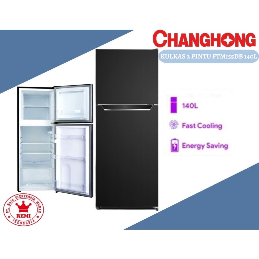 Jual KULKAS CHANGHONG FTM-155DB / 2 PINTU / LEMARI ES / LEMARI ...