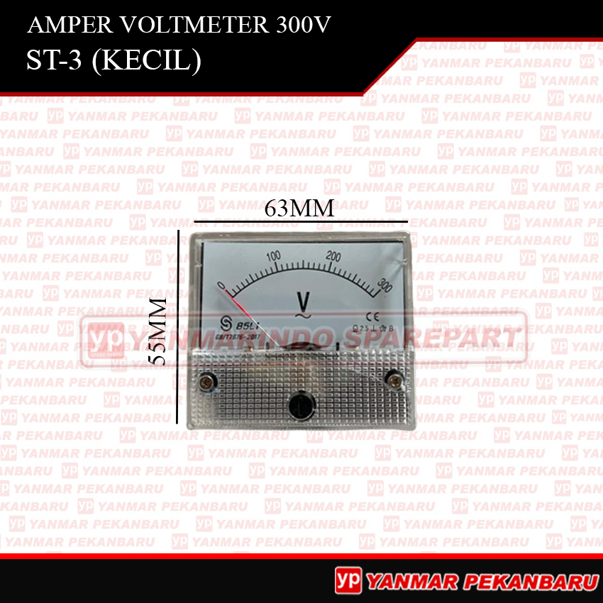 Jual ST3 ST5 Volt Meter Small 300V Pengukur Tegangan Dinamo Genset ...