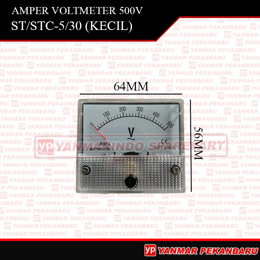 Jual ST5 STC30 Volt Meter Small 500V pengukur tegangan dinamo genset ...