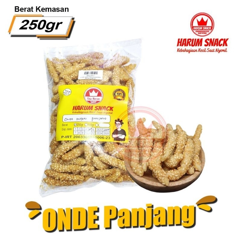 Jual ONDE WIJEN PANJANG 250 Gram [Harum Snack Official] | Shopee Indonesia