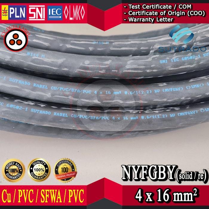 Jual Kabel NYFGBY 4x16 mm2 SUTRADO /4 x 16 mm2/4x16mm2/4x16 mm/4x16mm ...