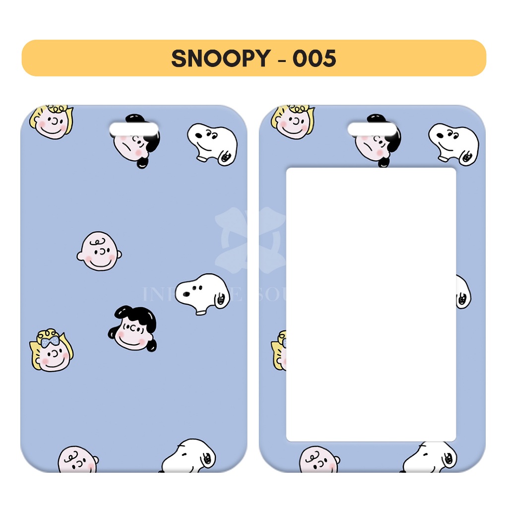 Jual (N009) Nametag Snoopy TANPA TALI / Card Holder Snoopy / ID Card ...