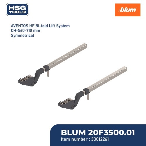 Jual BLUM LENGAN ENGSEL LIFT UP HIDROLIK AVENTOS HF BI-FOLD CH=560 ...