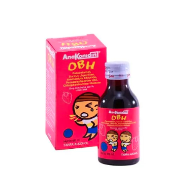 Jual ANAKONIDIN OBH RASA STRAWBERRY SIRUP OBAT BATUK DAN FLU UNTUK ANAK ...