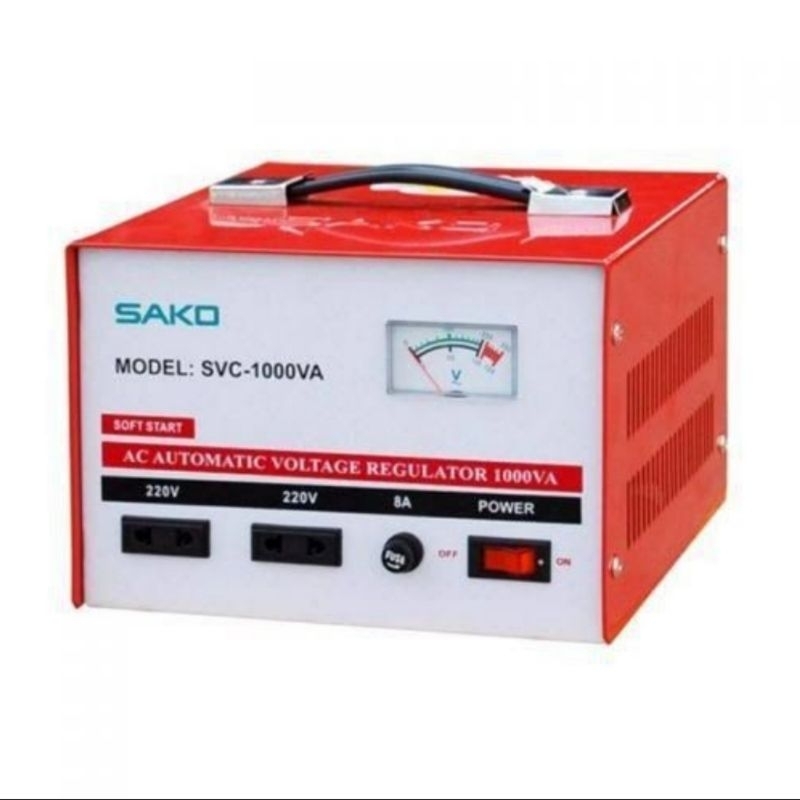 Jual Stabilizer Sako SVC-1000 Stabil SVC1000 VA 1KVA | Shopee Indonesia