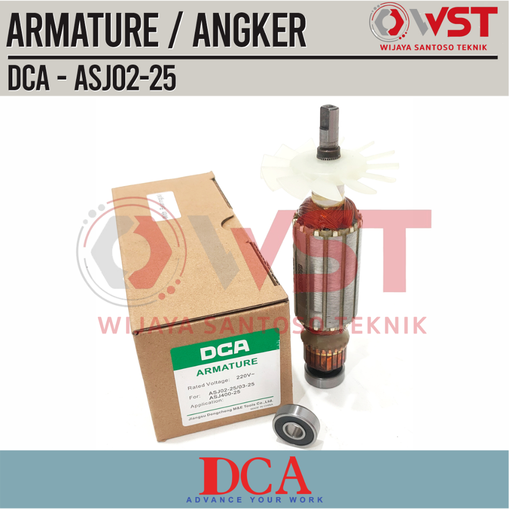 Jual Armature DCA ASJ02-25 / Angker Mesin Gerinda Botol DCA | Shopee ...