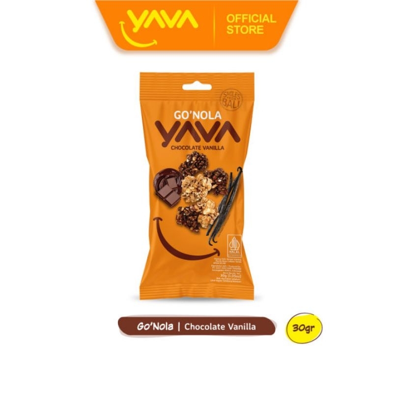 Jual Yava Granola Go'Nola Chocolate Vanilla 30gr | Shopee Indonesia