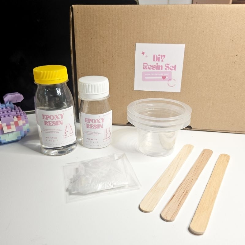 Jual DIY Resin Set | Epoxy Resin Bening | Cairan Resin untuk Kerajinan ...